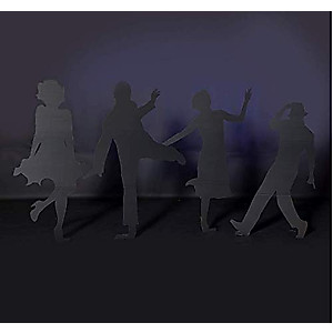 Dressed to The Nines Cardboard Cutout Silhouettes, Set of 4