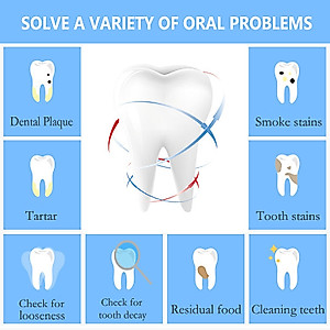 SENLMLER Dental Tools, Professional Plaque Remover Teeth Cleaning Tool Kit, Stainless Steel Dental Pick Tartar Scraper Tooth Cleaner, Oral Care Hygiene Set for Dentist Personal Pets with Storage Box