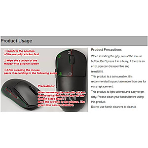 Hokeyio Mouse Grip Tape Sticker for Razer Basilisk Ultimate/X HYPERSPEED Non Slip Suck Sweat Pre Cut Easy Instand Blood X