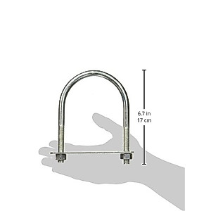 National Hardware N347-823 2190BC U Bolt in Zinc plated, 1/2" x 4" x 6-1/2"