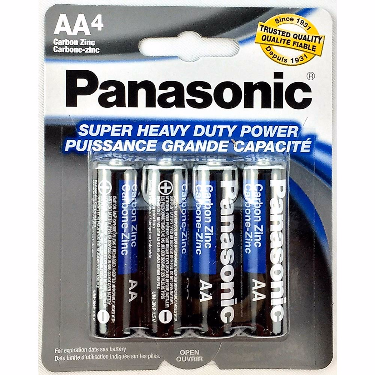 Panasonic 20pc AA Batteries Super Heavy Duty Power Carbon Zinc Double A Battery 1.5v