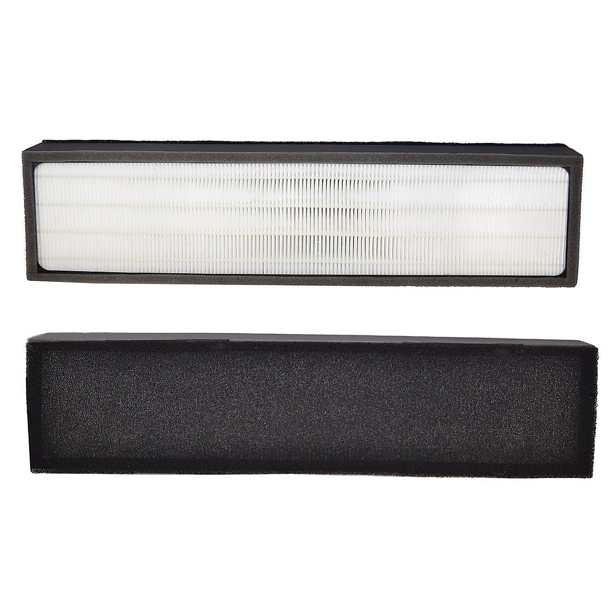 HQRP Filter Kit compatible with InvisiClean IC-7028 4 in 1 Full Size Tower model, 2pcs Cartridge Filters & 4-Pack Carbon Activated Pre-Filters