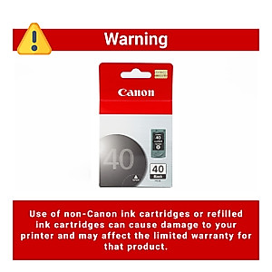 Canon PG-40 Black Ink Cartridge, Compatible to iP2600, iP800, iP700 and iP600 Printers