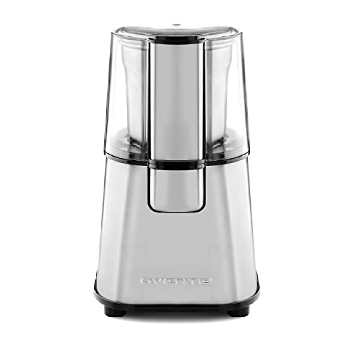 OVENTE Electric Coffee Grinder 2.1 Ounce Cup Fresh Grind with 2 Blade Stainless Steel Grinding Bowl, Fast Grinding with 200 Watt Powered Motor Perfect for Beans, Spices, Nuts, Silver CG620S