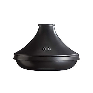 Emile Henry Delight Tagine Lid/Slate Base, Black