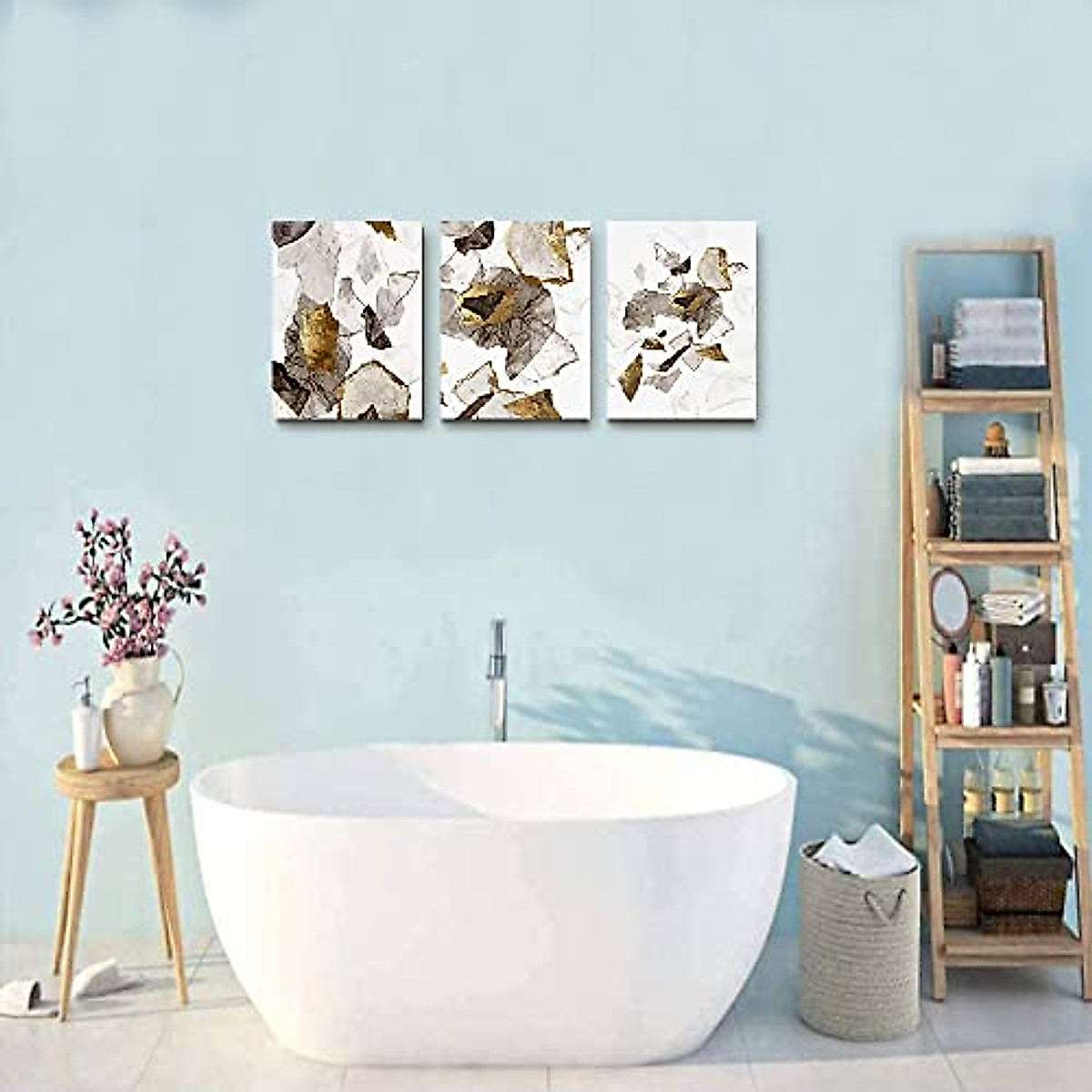 Canvas Wall Art For Living Room Family Wall Decor For Bedroom Fashion Kitchen Wall Pictures Artwork Office Canvas Prints Abstract Paintings Modern Bathroom Home Decorations 12" X 16" 3 Piece Set