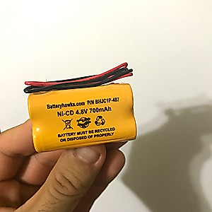 4.8v 700MAH NiCd Battery Exit Sign Emergency Light Nickel Cadmium (10 Pack)