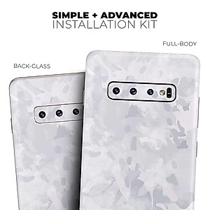 DesignSkinz Desert Winter Camouflage V3 Protective Vinyl Decal Wrap Skin Cover Compatible with The Samsung Galaxy S20 (Screen Trim & Back Glass Skin)