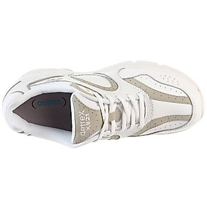 Apex Women's Apex Lace Walkers Walking Shoe,White,10.5 W US