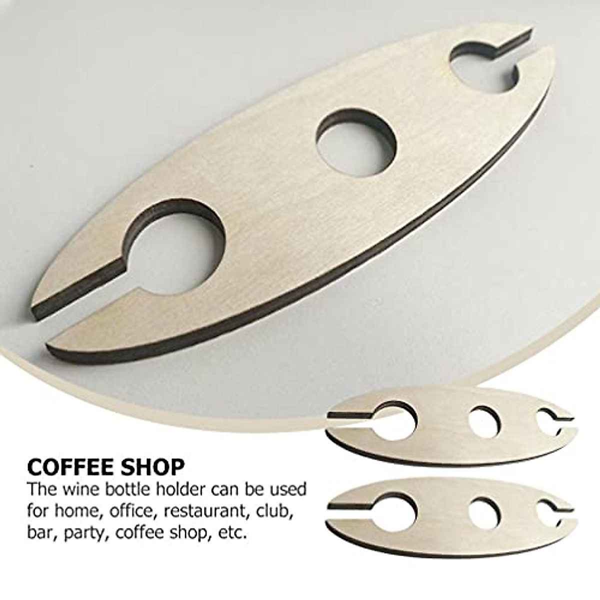 VALICLUD 3pcs Wine Rack Mini Wine Bottle Rack Table Shelf Display Stand Wine Cup Holder Rack Wine Bottle Hanger Wooden Clothes Drying Rack Wooden Handicraft Wine Stand Water Filter Desktop