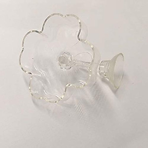 JZMYXA Aquarium Shrimp/Small Fish Feeding Dish Feeder Dish, Acrylic Material, Mini Size (Clover Shaped)