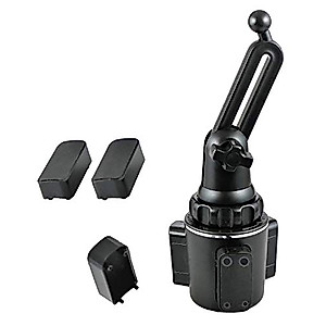 TECOTEC Cup Holder Tablet Mount, Adjustable 2 in 1 Car Phone & Tablet Cup Holder Phone Mount for All Cellphones & Tablets up to 12.9"