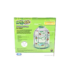 Uncle Milton Butterfly Farm Live Habitat - Observe Caterpillars Transform Into Butterflies, STEM Toy, Great Gifts for Boys & Girls Ages 6+