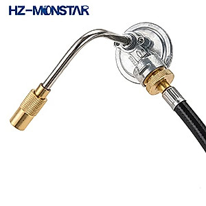 6FT Propane Adapter Hose with Gas Regulator, 1lb to 20lb Converter Compatible with Blackstone 17" 22" Tabletop Griddle, Blue Rhino Razor Griddle, Pit Boss PB336GS 2 Burner Table top Gas Griddle