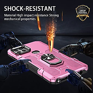 Mobile Phone Case Bag Full Protective Case for Infinix Smart5 Case,Heavy Duty Hybrid Shockproof Protective Case with [360° Rotatable Kickstand] TPU Bumper Drop Protective Covers Back Cover Case