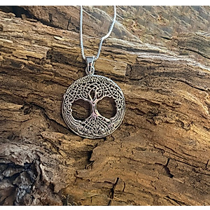 Jewelry Trends Sterling Tree of Life Silver Celtic Growth Pendant Necklace 18"