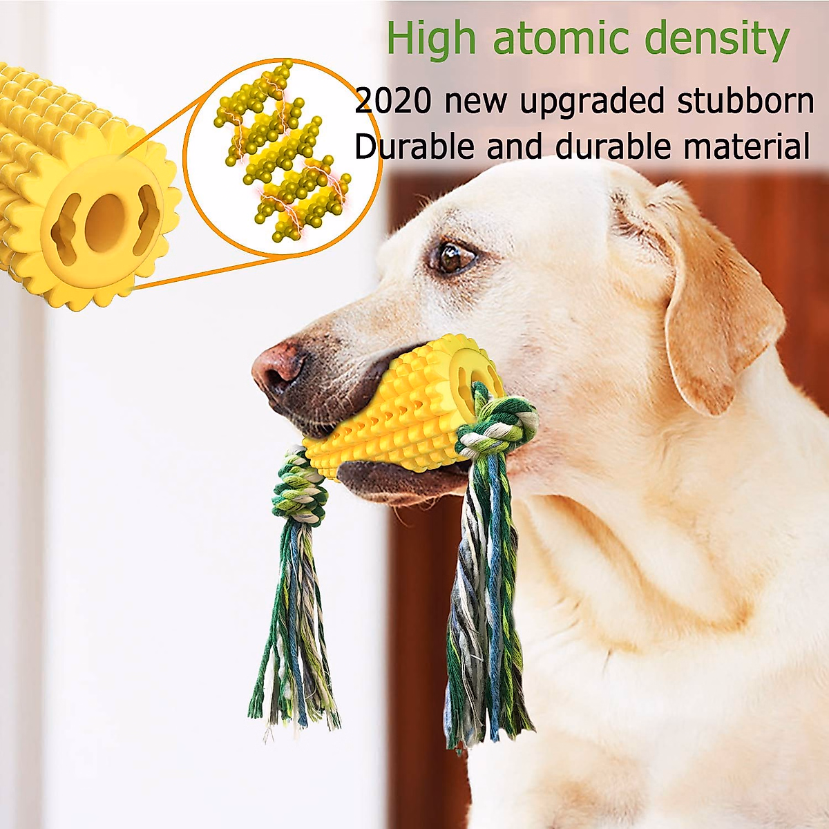 Vastean Shaped Dog Chew Toy, Bite-Resistant Tough Chew Rope Toys for Boredom Teeth Cle aning Dental Care