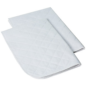 Carter's 2 Piece Protector Pad, Solid White, One Size