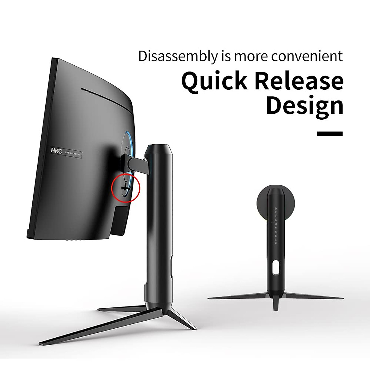 HKC 34 inch 4K（3440x1440P) Ultrawide 144Hz WQHD 21:9 Curved Gaming Monitor AMD FreeSync PIP Display 3 year warranty