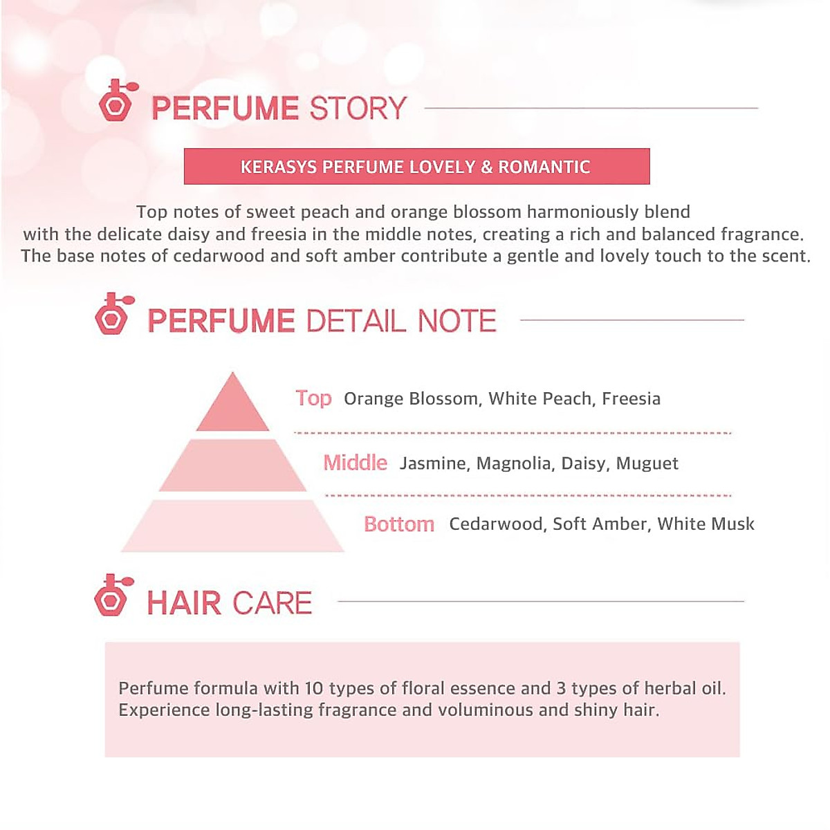 Kerasys Lovely and Romantic Perfumed Shampoo and Rinse, 600ml