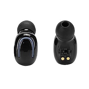 Zopsc Black Sports Earphone, Headphone, Easy to Hide 120h Standby Time (Black)