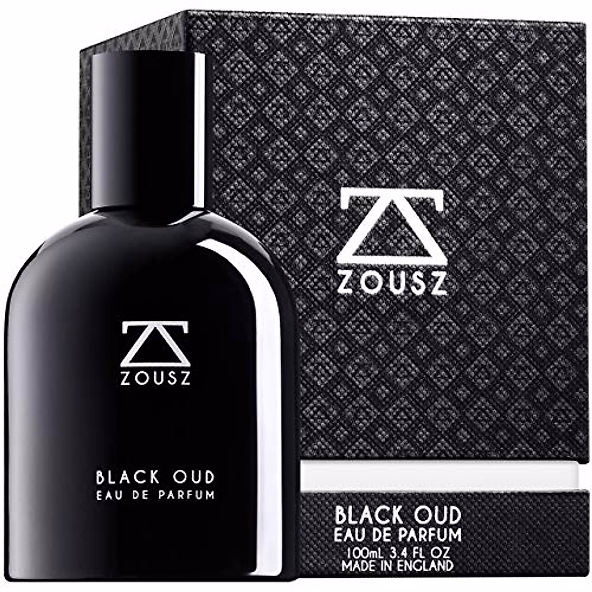 ZOUSZ Black Oud Eau De Parfum - Luxury Oud Perfume for Men with Black Oud Wood Oil - Oud Fragrance with Sandalwood, Cedarwood & Patchouli Scent 100mL