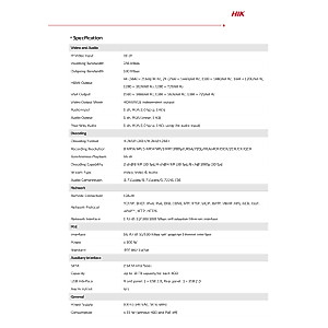 HIKVISI0N DS-7632NI-K2/16P 32 Channel with 2 Hard Drive Spaces,16 POE Ports 4K 8MP IP Network Video Recorder NVR, Compatible with Hikvision Hik-Connect, Hard Drive Not Included