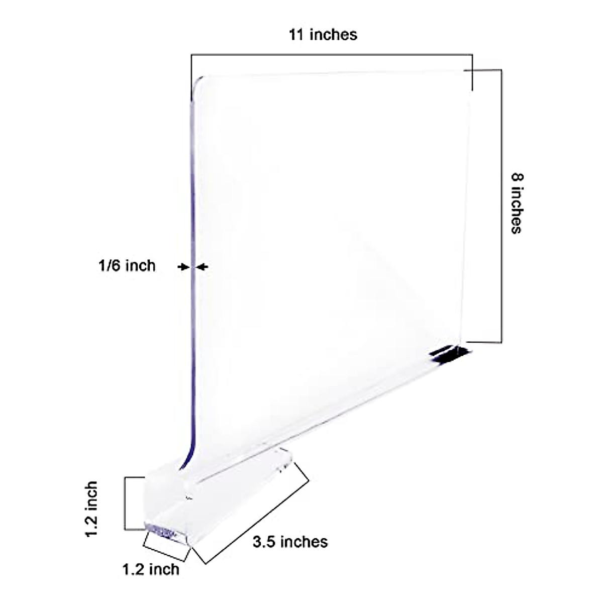 Shelf Dividers for Closet Organization – Premium Closet Shelf Dividers for Closet, Kitchen, Bedroom, Bathroom – Universal Closet Shelf Organizer for 0.4-0.95-inch Shelves – Practical Plastic Organizer