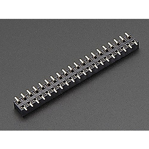 Adafruit SMT GPIO Header for Raspberry Pi HAT - 2x20 Short Female Header [ADA2187]