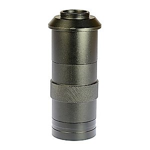 Monocular 8x-100x 43mm-150mm C-Mount Zoom Glass Lens for Industry Lab Microscope Camera