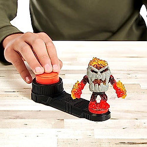 Akedo Legends of Powerstorm | Battle Giant Volcrag | Mini Battling Action Figure with Double Strike Armor | Ready, Fight, Split Strike.