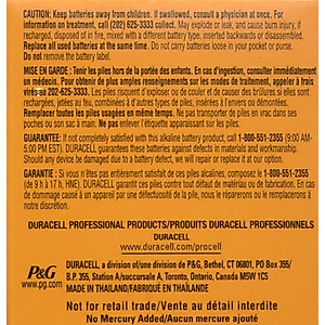 Duracell Aaa24 Procell Professional Alkaline Battery AAA24PROCELL)