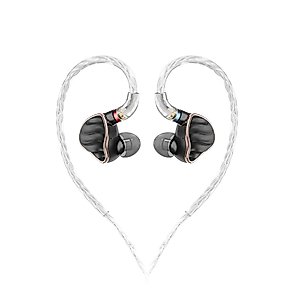 FiiO FH7 Hybrid In-Ear Monitors (Black) (Renewed)
