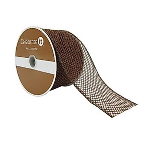 2.5" Wired Glitter Mesh Ribbon by Celebrate It