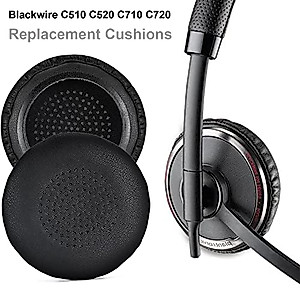 C510 Ear Pads - defean Replacement Ear Cushion Covers Repair Parts Compatible with Plantronics Blackwire C510 C520 C710 C720 Headsets