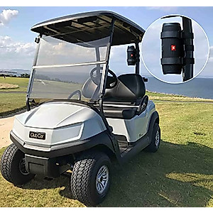 HeyMoonTong Portable Speaker Mount for Wireless Bluetooth Speakers with 7.5''-12.5'' Circumference, Waterproof Adjustable Strap Accessory Holder Fits UTV Golf Cart Bike or Boat Railing/Cross bar/Frame
