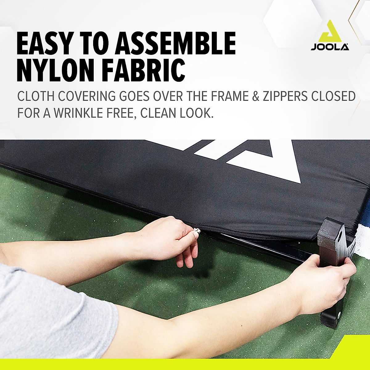 JOOLA Pickleball Court Barrier, 3 Pack - Pro Style Dividers for Pickleball Court - Pickleball Equipment To Keep Pickleball Balls Away From Adjoining Pickleball Nets - Boundary & Court Markers 0.5x1.4m