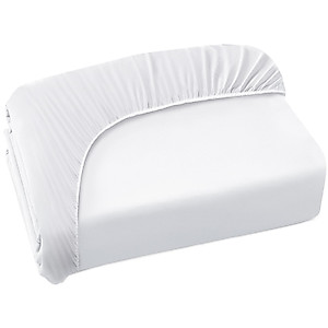 Twin Fitted Sheet Soft Twin Size Fitted Sheets for Kids Up to 12 Inches Deep Procket, Single Size Bed Mattress Sheets Stretchable and Breathable Jersey Knit Cover, Bottom Sheet Only, White