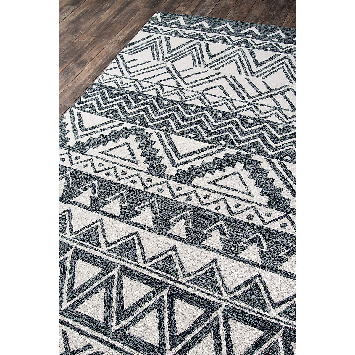 Momeni Mallorca Charcoal Area Rug Area Rug, 2' x 8' Runner Rug for Living Room, Dining Room, Bedroom, Hallways, and Kitchen