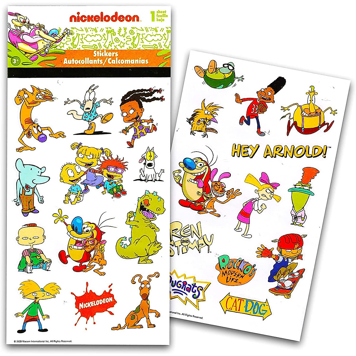 Nick Shop Avatar The Last Airbender Stickers Set - Bundle with 12 Sheets Avatar Stickers Featuring Appa, Aang, & The Gang Plus Retro Nick Stickers (Avatar Party Favors)