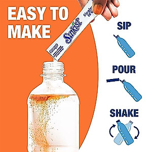 Sunkist Soda Variety Pack, Singles To Go Orange, Strawberry, Grape and Peach (40 Total Sticks)