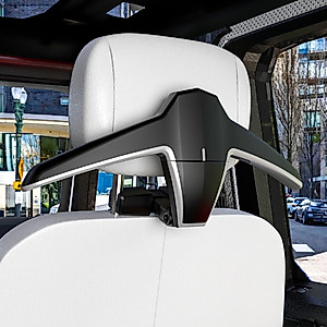 Sandure Car Coat Hanger Headrest Back Car Seat Coat Hanger Multifunctional Car Hanger for Coat Suit Jacket