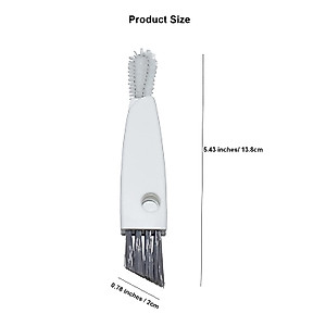 BSMstone Tiny Cleaning Brush-Mini Multi-Functional Crevice Cleaning Brush, Water Bottle Cleaning Tools for Bottle Cup,Nursing Bottle Cup-1Pack…