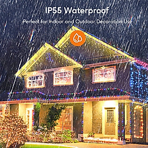 BlcTec Christmas Lights 300 LED 108FT Color Changing Christmas Tree Lights with Warm White & Multicolor, 11 Modes, Waterproof and Connectable Christmas String Lights with Remote for Xmas Decorations