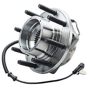 Detroit Axle - 4WD Front Wheel Bearing Hub for Ford F-250 F-350 Super Duty 2011-2016, Replacement 2012 2013 2014 2015 F-250 F-350 Super Duty (SRW Models) Wheel Bearing and Hub Assembly