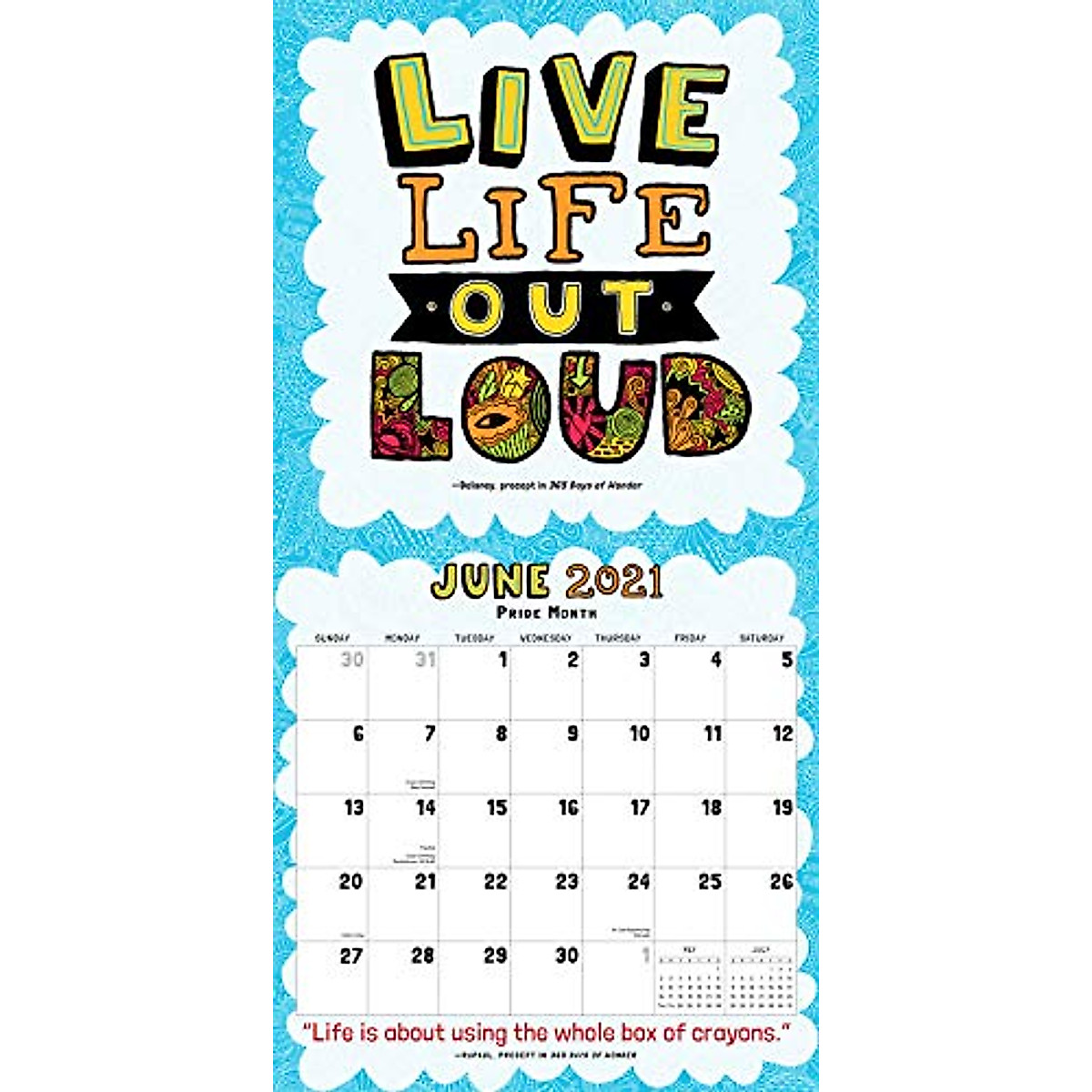 Wonder Wall Calendar 2021