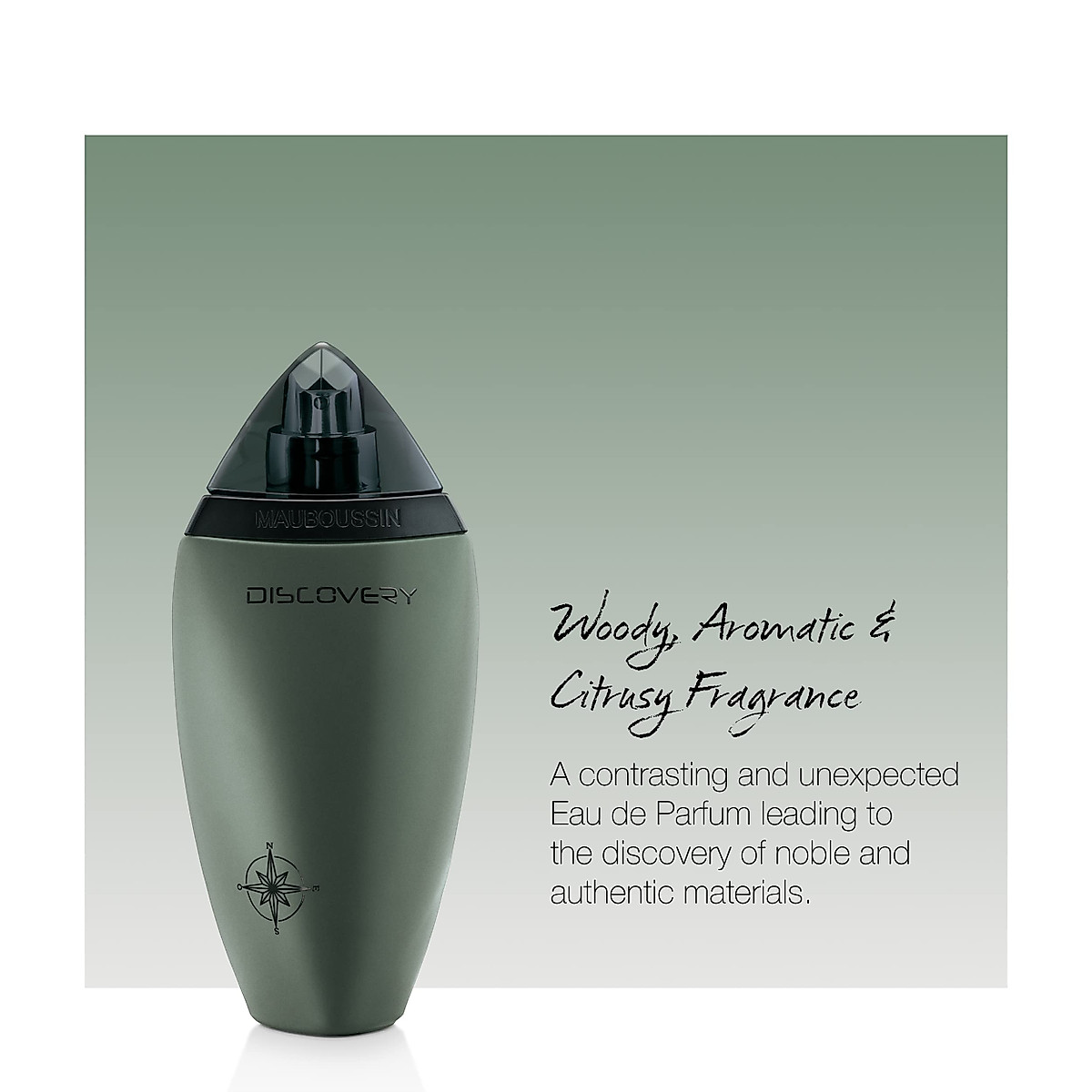 Mauboussin - Discovery 100ml (3.3 Fl Oz) - Eau de Parfum for Men - Woody, Aromatic & Citrus Scents