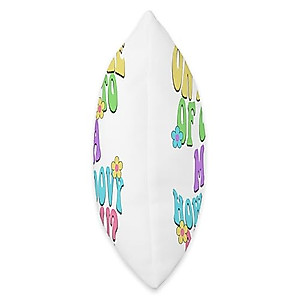 MIYA Name Gift Groovy Outfits For Women Cute Retro Girls Groovy Miya Personalized Name Throw Pillow, 16x16, Multicolor