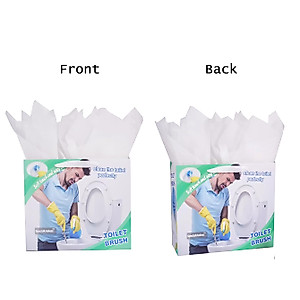 ysmile 13" Funny Gift Bag with Wrapping Tissue for Men Women Large Paper Bag with Handle Single 1 Pack (Hide Your Real Present)