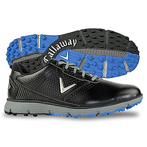 Callaway Men's Balboa Sport Golf Shoe, Black/Grey, 9.5